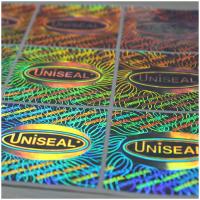 China PDF Hologram Die Cut Stickers Self Adhesive Customized for sale