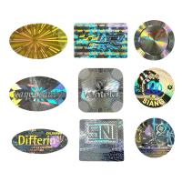 China Self Adhesive Hologram Sticker Security Label Customized Glossy Lamination for sale