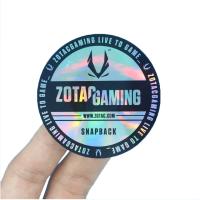 China Self Adhesive Hologram Sticker Security Label Customized Glossy Lamination for sale