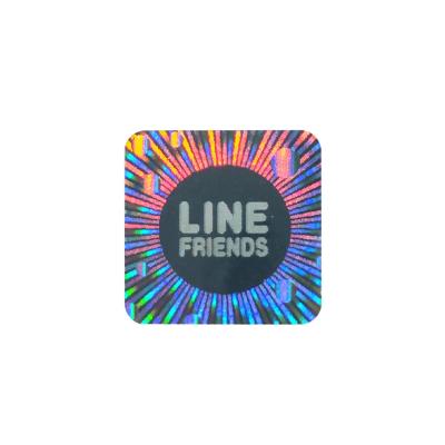 China Custom Logo Adhesive Hologram Sticker Holographic Vinyl Printing for sale