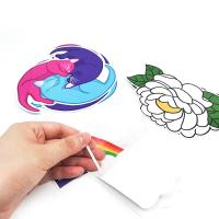 China Hologram Custom Die Cut Sticker Print Durable Waterproof Vinyl Paper Decoration for sale