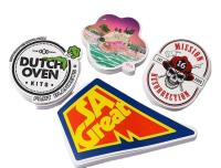 China Custom Vinyl PVC Die Cut Sticker Waterproof Logo Label Printing for sale