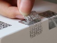 China Custom Printed 3D Hologram Silver Pvc Stickers Labels Shining Adhesive Hologram for sale