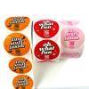 China Printed Waterproof Logo Packaging Labels Waterproof Roll Vinyl Stickers Printing Stickers for sale