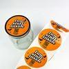 China Custom Vinyl Glossy Paper Sticker Special Food Jar Labels For Brand for sale