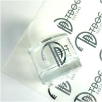 China Transparent BOPP Waterproof Hot Silver Printing Private Chemical Label Sticker Roll for sale