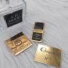 China Perfume Metal Custom Gold Private Label Brand Aluminum Metal Logo Sticker for sale