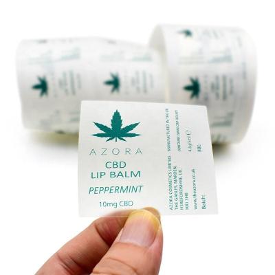 China Custom PVC Gold Foil Clear Transparent Print Sticker Label Waterproof Vinyl for sale