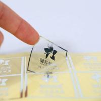 China Vinyl Waterproof Clear Label Hot Stamping Gold Foil Adhesive for sale