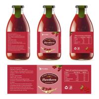 China PP PE Custom Waterproof PET Paper Self Adhesive Jam Jar Food Bottle Label Sticker Rolls for sale
