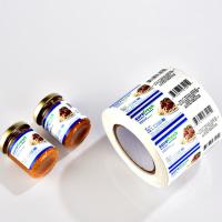 China Waterproof Custom Can Self Adhesive Sticker Food Can Packaging Label Matt Lamination for sale