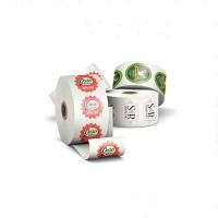 China Custom Printing Food Label Sticker For Supermarket Fruit Waterproof Sticker for sale