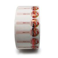 China Tamper Proof Food Seals Sticker Custom Adhesive Bottle Waterproof for sale