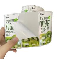 China Printing Self Adhesive Freezer Frozen Food Sticker Labels For Ice Cream Packing for sale
