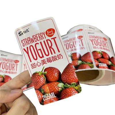 China Printing Self Adhesive Freezer Frozen Food Sticker Labels For Ice Cream Packing for sale