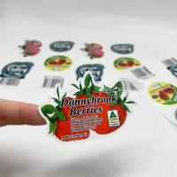 China Custom Die Cut Vinyl Stickers For Printing Fruit Packaging Self Adhesive for sale