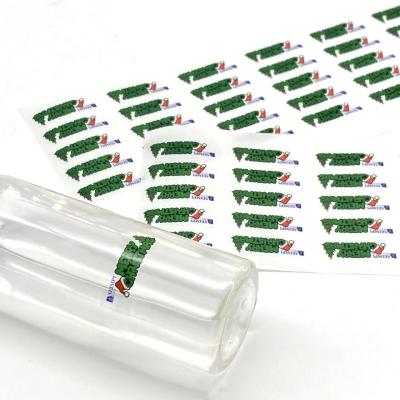 China Custom Christmas Waterproof Die Cut Sticker Logo Adhesive Label Printing Vinyl for sale