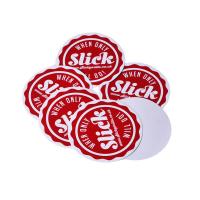 China Adhesive Vinyl PVC Die Cut Sticker Custom Printed Waterproof Logo for sale