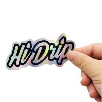 China Shiny Die Cutting Sticker Label Custom Printing Logo Hot Stamping for sale