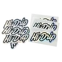 China Shiny Die Cutting Sticker Label Custom Printing Logo Hot Stamping for sale