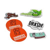 China Waterproof Vinyl Die Cut PVC Cartoon Sticker Custom Logo 95g for sale