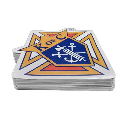China Sunscreen Waterproof Car Sticker Customized Logo Die Cut Shape for sale