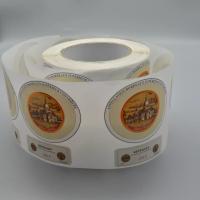 China Custom Designs Private Label Food Packaging Printing Adhesive Sticker Roll for sale