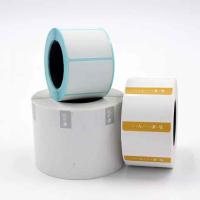 China Custom Size Labels Roll Blank Stickers Direct Thermal Label for Supermarket for sale