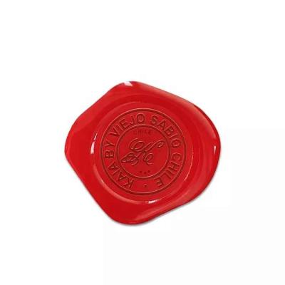 China Custom 3D Clear Sticker Epoxy Resin Wine Perfume Cosmetic Label for sale