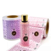 China Cosmetic Logo Sticker Waterproof Self Adhesive Vinyl Roll Custom Printed for sale