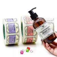 China Waterproof Gloss Cosmetic Self Adhesive Sticker With Custom Printing for sale