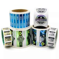 China Custom Self Adhesive Aluminum Foil Stickers Label Sealing For Cosmetics for sale