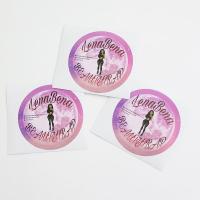 China Custom Logo Round Sticker Labels Printing Decorative For Cosmetic Packaging for sale