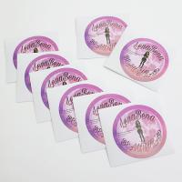 China Custom Logo Round Sticker Labels Printing Decorative For Cosmetic Packaging for sale