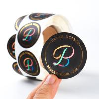 China CMYK / Pantone Color Round Sticker Labels Waterproof Printing Logo Vinyl Adhesive Sticker for sale