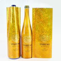 China Hologram Laser Wine Sticker Labels Heat Shrink Sleeve Film Wine Label for sale