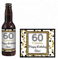 China Customized Beer Bottle Labels Self Adhesive CMYK/Pantone Color Printing for sale