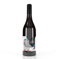 China Custom Adhesive Wine Bottle Sticker Label Personalized Black Wine Sticker Labels for sale