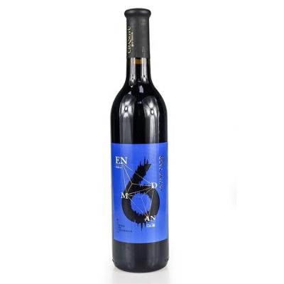 China Winery Embossed Bronzing Self Adhesive Wine Labels Custom Printing Wine Bottle Label for sale