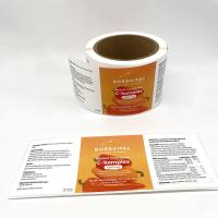 China Oilproof Custom Spice Bottle Labels Sticker Vinyl Plastic Printing Packaging for sale