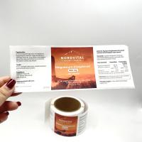 China Matte Self Adhesive Label Sticker Custom Waterproof For Food Bottle for sale