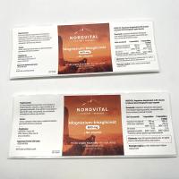 China Matte Self Adhesive Label Sticker Custom Waterproof For Food Bottle for sale