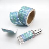 China Glossy Custom Print Waterproof Cosmetic Roll Label Sticker For Plastic Bottle for sale