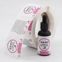 China Adhesive Paper Custom Printing Packaging Label Cosmetics Essential Oil for sale