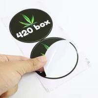 China Box Packing Custom Packaging Labels Stickers For Cosmetic With Logo 500pcs for sale