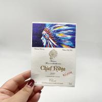 China Plastic Vinyl PVC Adhesive Wine Bottle Labels Waterproof Custom Printed Logo Roll for sale