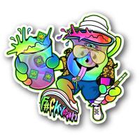 China Waterproof Die Cut Sticker Labels Cartoon PVC Vinyl Anime Sticker OEM ODM for sale