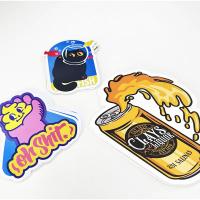 China Waterproof Die Cut Vinyl Stickers CMYK Color Printing Custom Brand Logo for sale