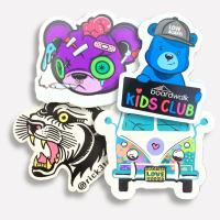 China Waterproof Die Cut Vinyl Stickers CMYK Color Printing Custom Brand Logo for sale