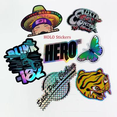China Custom Printing Waterproof Vinyl Stickers Adhesive PVC Die Cut Logo Sticker for sale